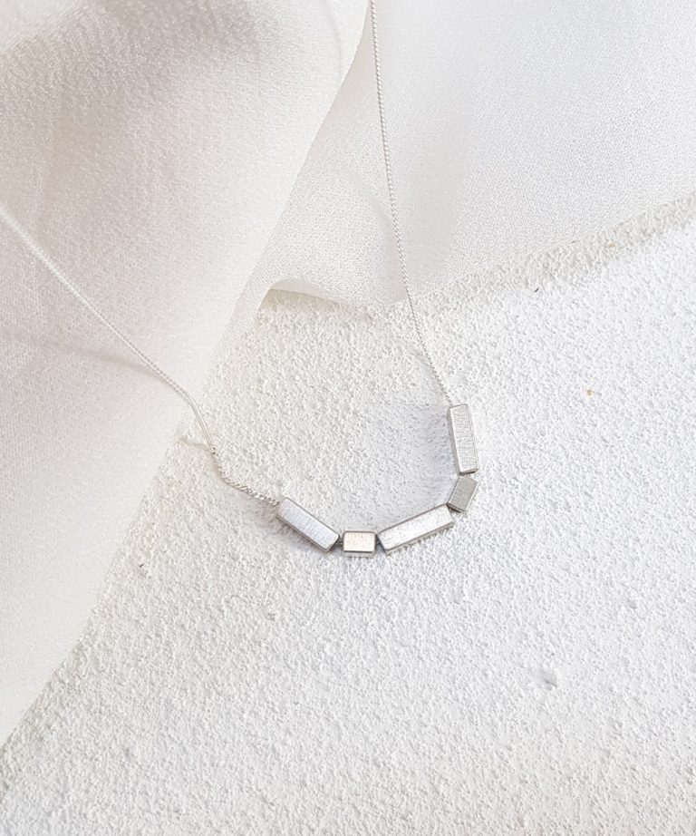 Mixed Quin Bar Necklace - Chloe Solomon Jewellery