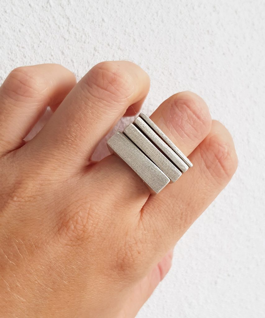 One Off Modular Diamond Ring - https://www.chloesolomon.co.uk/