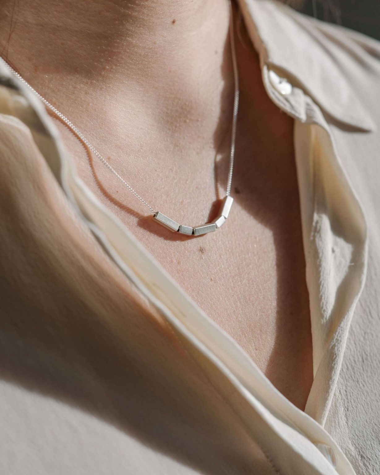 Mixed Quin Bar Necklace - Chloe Solomon Jewellery